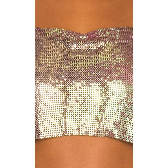 superdown | Tops | Superdown Shana Chain Crop Top In Multi New Womens ...